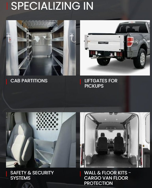 Upfitting Services - Paradigm Van and Truck Rental